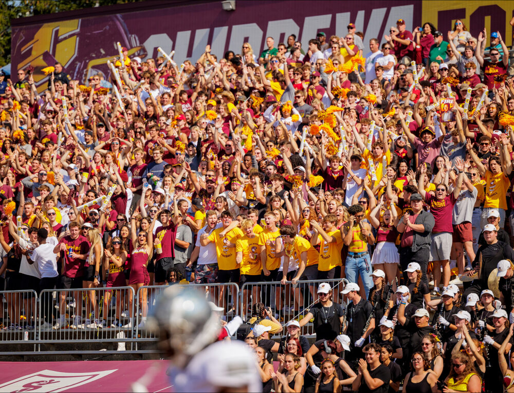Rolled Up in Tradition: CMU Toilet Paper Toss Game | Mt. Pleasant Area ...